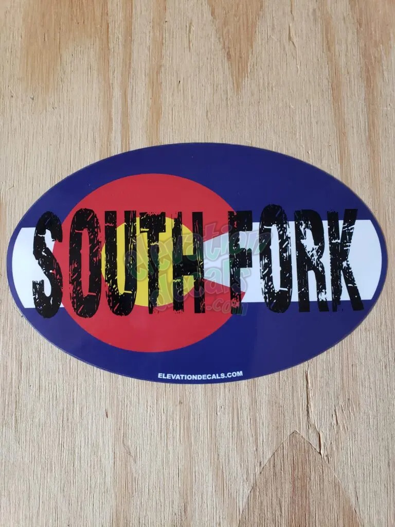 South Fork Colorado Flag - Elevation Decals